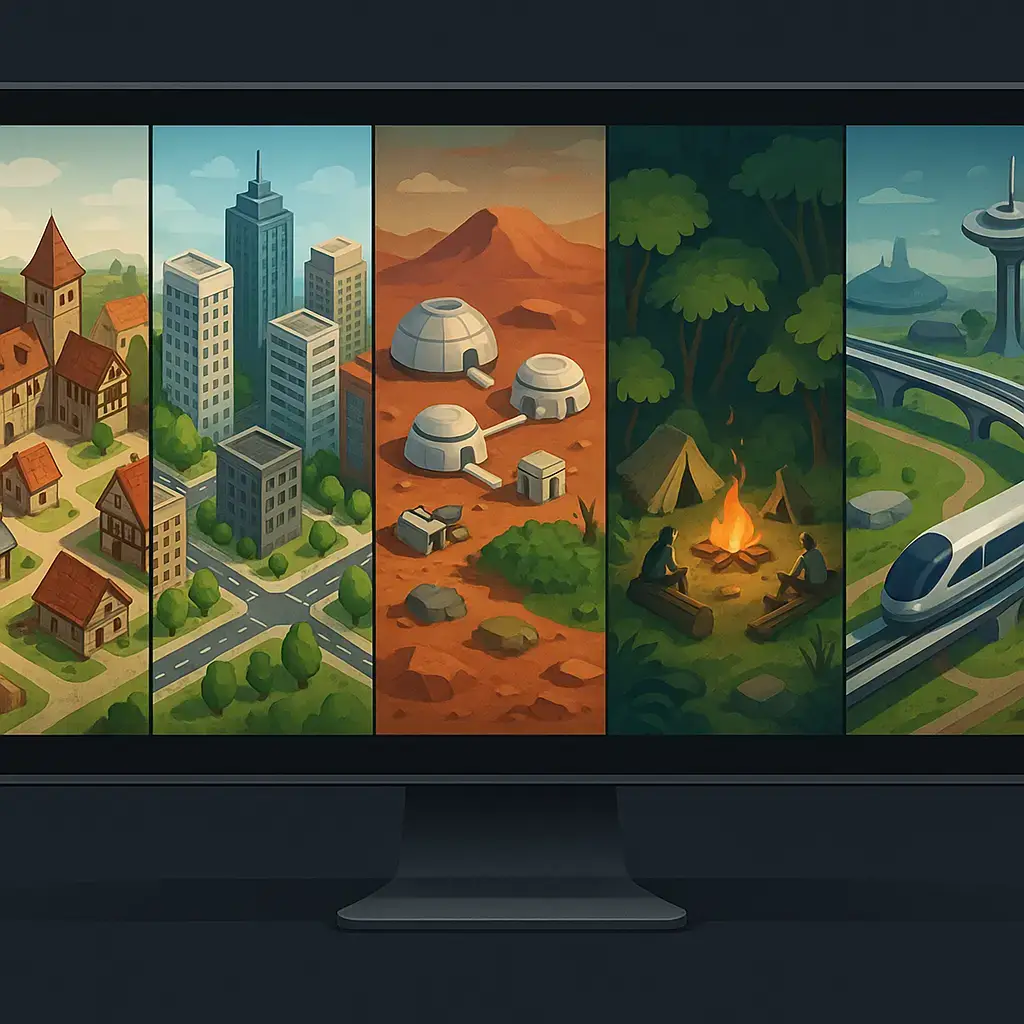 Alle Genres zu Aufbauspielen im Überblick